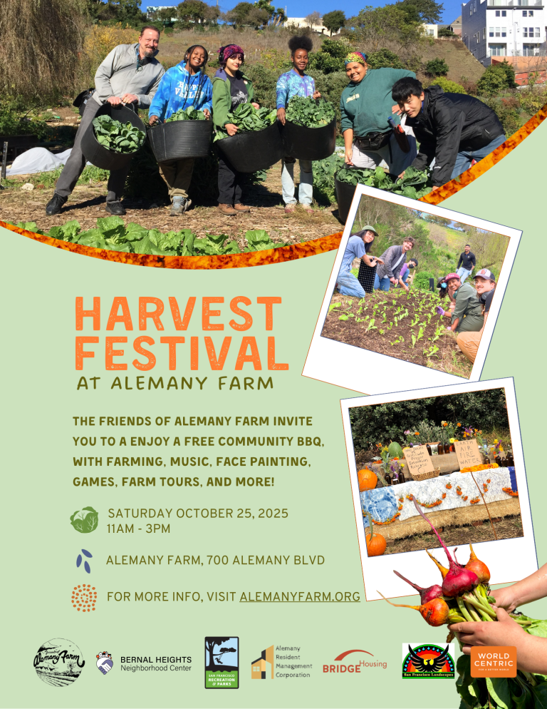 Join us for Harvest Festival! – Alemany Farm